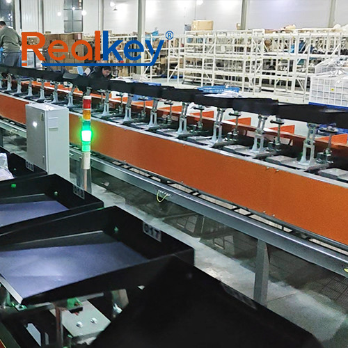 Space Saving Tilt Tray Sorter Advanced With Automatic Identification System
