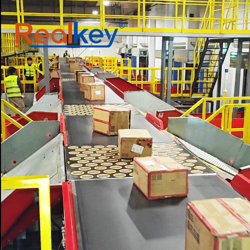 Safety Parcel Sorting Equipment Flexible With Low Energy Consumption